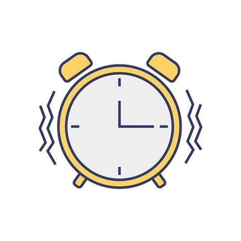Premium Vector Time Management Concept Clock Flat Icon