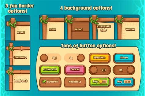 Ultimate Casual Game UI Kit Game Ui Casual Game Ui Kit