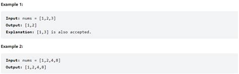 368 Largest Divisible Subset Zakos Blog