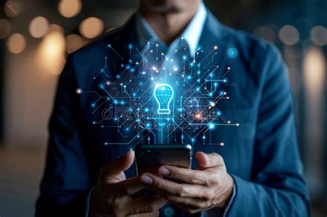 Businessman Using Chatbot In Smartphone Intelligence Ai Chat With Ai Artificial Intelligence