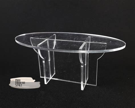 Oval Table In Plexiglass In Scale 112 For Doll Houses Etsy