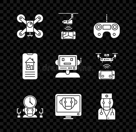 Set Drone Flying With Action Camera Wireless Controlling Cctv Security