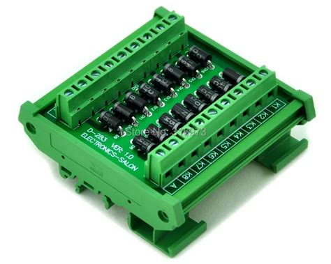 Din Rail Mount V Common Anode Diode Network Module N In Electronics Stocks
