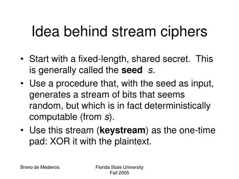 Ppt Stream Ciphers Powerpoint Presentation Free Download Id3728197