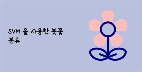 프로젝트 Svm 을 이용한 붓꽃 분류 Labex