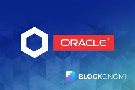 oracle partnering with chainlink link to help startups sell their data