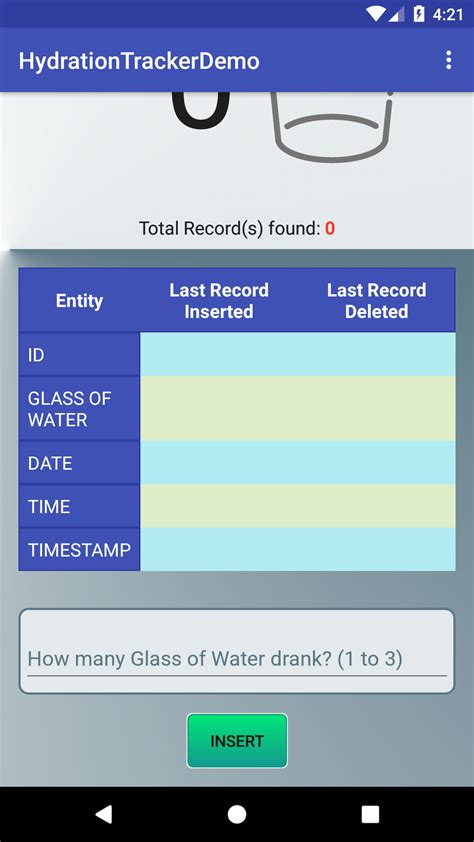 github kaushiknsanji hydrationtracker demo app app illustrating the