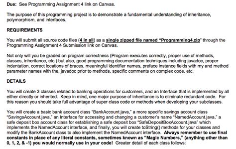 Solved Due See Programming Assignment 4 Link On Canvas The