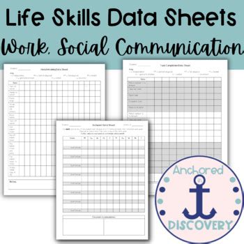 IEP Goal Data Collection Sheets By Anchored In Discovery TPT