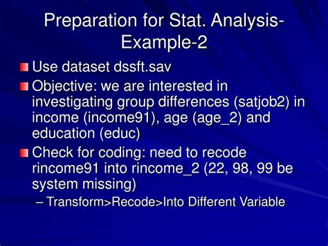Ppt Multivariate Data Analysis Using Spss Powerpoint Presentation