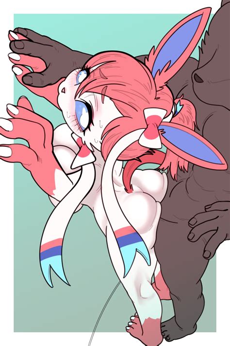 Rule 34 Anthro Anthrofied Ass Blue Eyes Breasts Doggy Style Duo