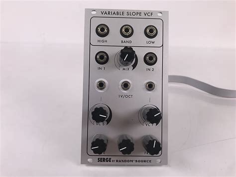 Random Source Serge Variable Slope VCF Reverb