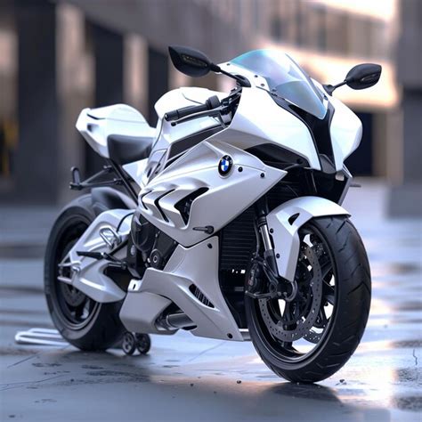 Motor Cycle Mockup Premium AI Generated Image