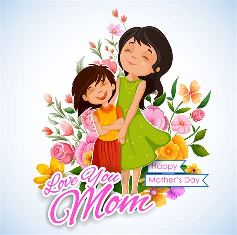 نقاشی روز مادر ساده و زیبا کودکانه، دخترانه و پسرانه برای رنگ آمیزی