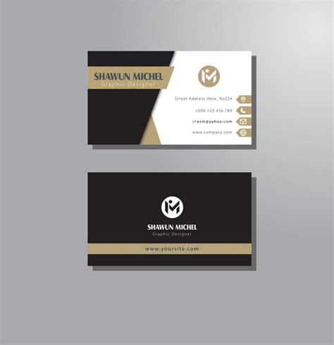 Premium Vector Premium Vector Business Card Design Template