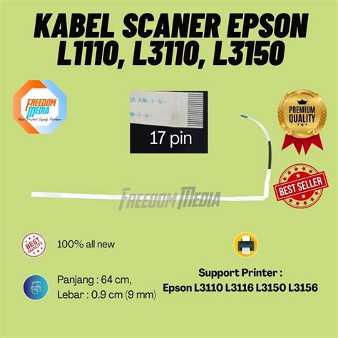 Jual Kabel Scanner Epson Original L3110 L3210 L3150 L3250 L3100 L3160
