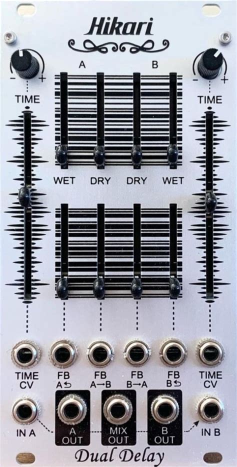 Hikari Instruments Dual Delay Eurorack Module On Modulargrid
