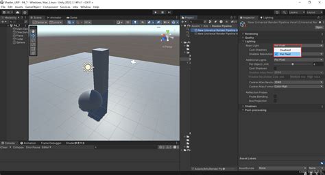 unity中urp中的光照简介 unity urp光照 csdn博客