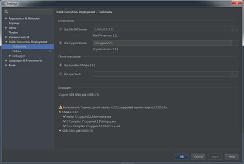 cygwin version ides support intellij platform jetbrains