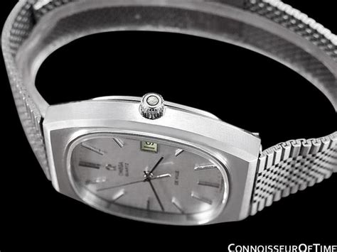 1978 Omega De Ville Classic Vintage Mens Silver Dial Quartz Watch Dat