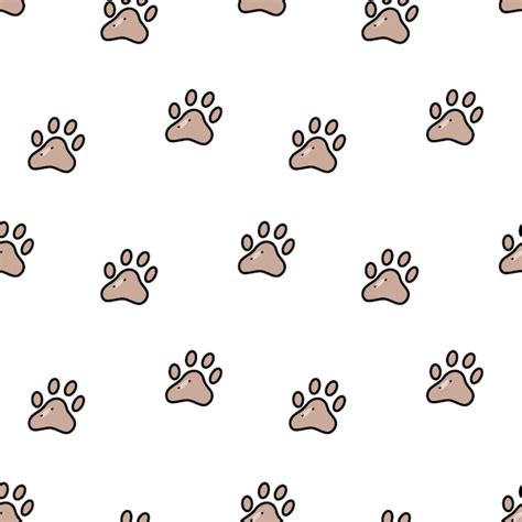 Cat Paw Print Background