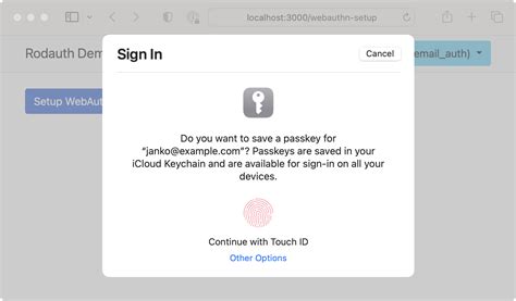 Passkey Authentication With Rodauth Janko Marohnić