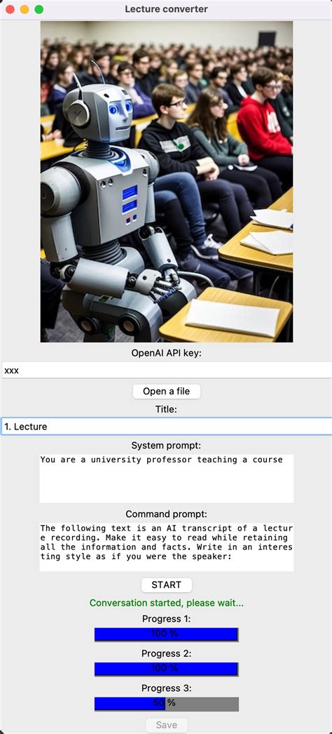 Github Tamasvegeralectureconverter Converts Audio Of Lectures Into