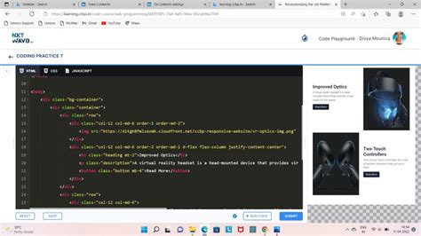 Divya Mounica Munganda On Linkedin Ccbp Nxtwave Html Css Python