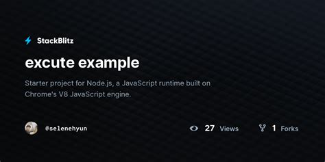 Excute Example Stackblitz Excute Example Stackblitz