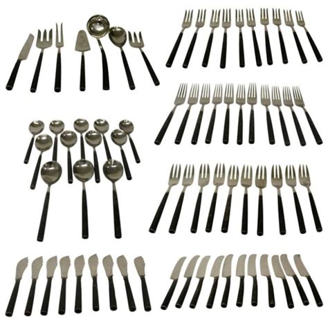 Contemporary Brutalist Hand Forged Flatware Set