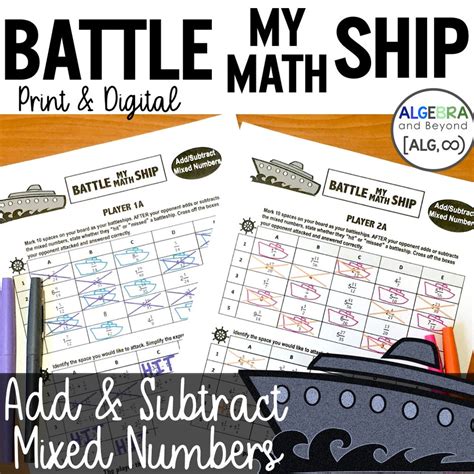 Battle My Math Ship Algebra And Beyond