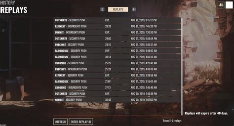 Some Replays Say They Are Live Even Though The Match Has Ended Can Only Watch 2 3 Minutes Of