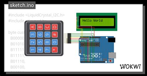 Lcdi2ckeypad Wokwi Esp32 Stm32 Arduino Simulator