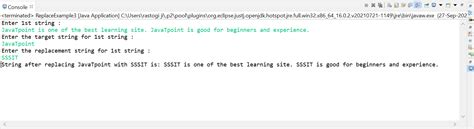 Replace Vs Replaceall In Java Tpoint Tech