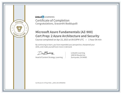 Sravanthi Boddupalli On Linkedin Certificate Of Completion