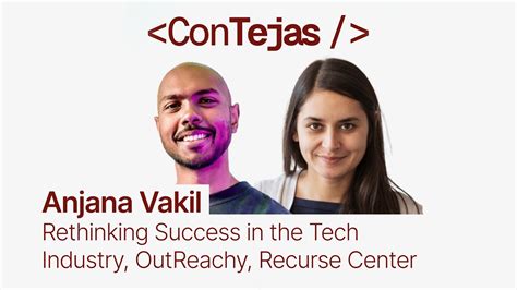 Anjana Vakil How To Get Into Tech And Be Successful Youtube