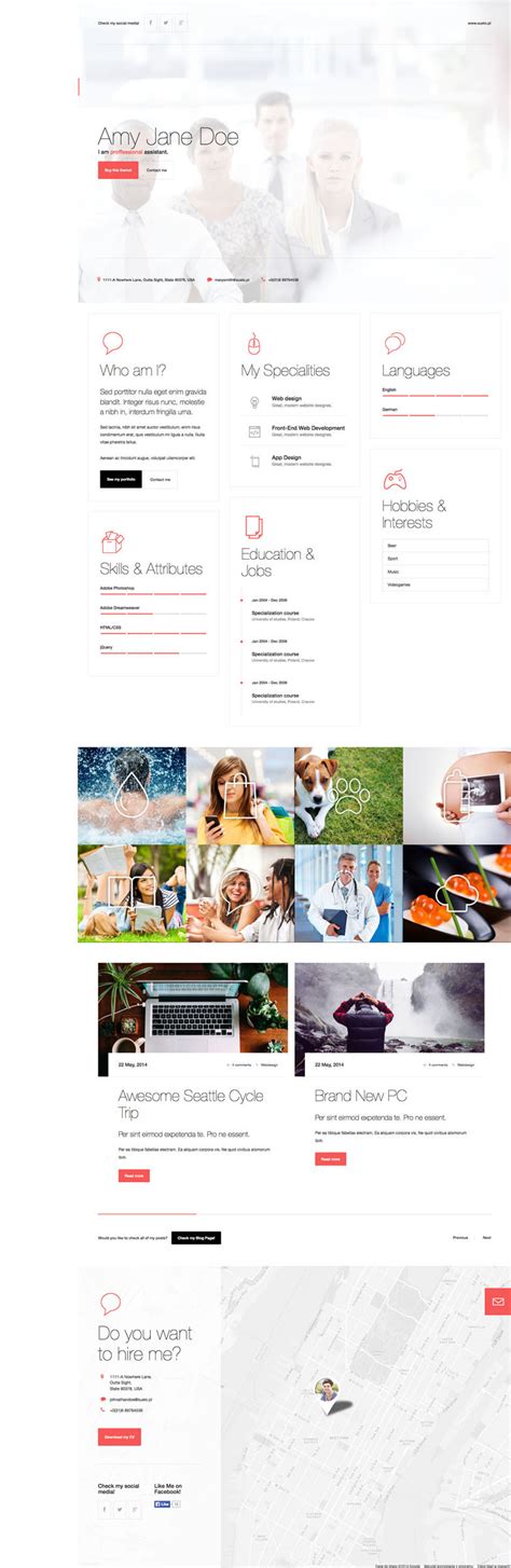 Moje Responsive Bootstrap Resume Vcard Htmlcss Template