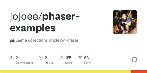 github jojoee phaser examples video game game collections made by