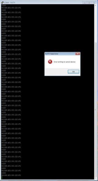 Serial Communication Error On Teensy Port Closes After Read Write Failure Teensy Forum