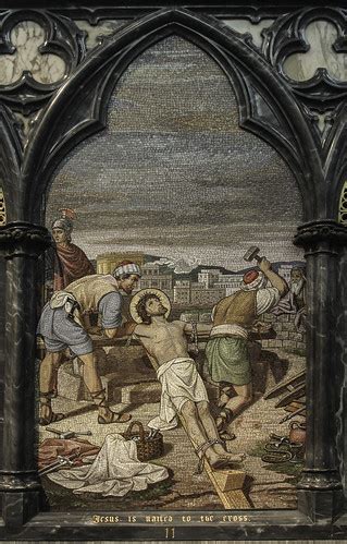 The Eleventh Station Jesus Is Nailed To The Cross Flickr