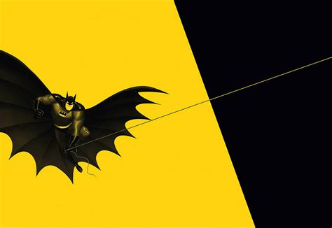 Batman Logo Black And Yellow Wallpaper
