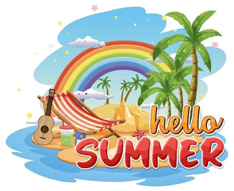 Hello Summer Clip Art Images Free Download On Freepik
