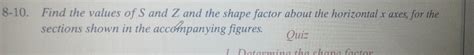 solved 8 4 figure p8 4 10 find the values of s and z and