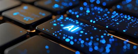capturing the essence macro photography of the blue ai key symbolizing