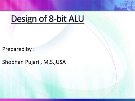 2 Bit Alu Ppt