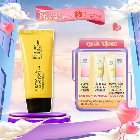 Graymelin Galactocera Re Turn Block Sunscreen Spf50 Pa 50ml