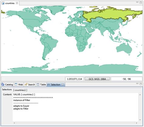 Workbench Selection Tutorial UDig 2 0 0 RC1 Developers Guide