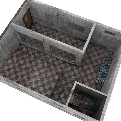 Detention Room Police Office Jail 3d Model Turbosquid 2381062