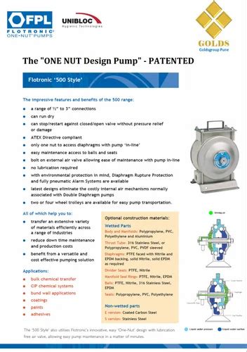 Flotronic Pneumatic Diaphragm Pump At ₹ 1882002piece Pneumatic