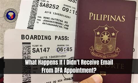 What Happens If I Didn T Receive My Appointment Code From DFA
